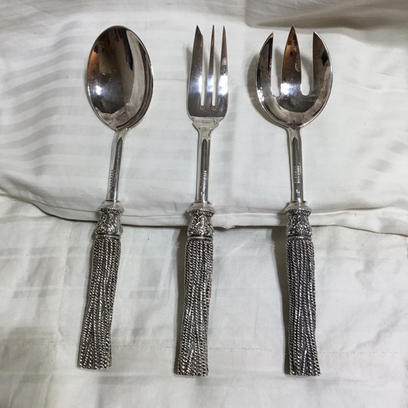 Christofle | Dining | Christofle Lacroix Follement Pattern Silver Set ...